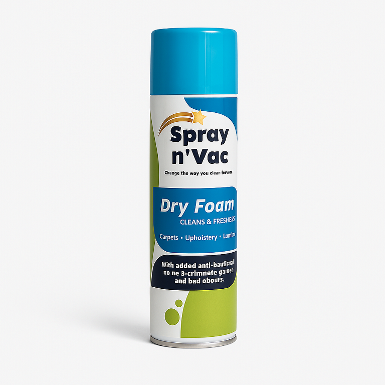 Dry Foam Cleaner For Upholstery, Fabric, Carpets, Wood, Floor And Glass ...
